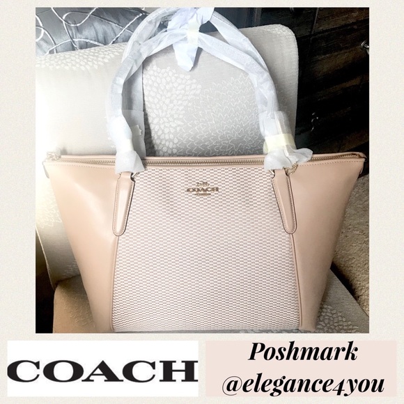 Coach | Bags | Coachauthentic Gorgeous Cream Tote | Poshmark